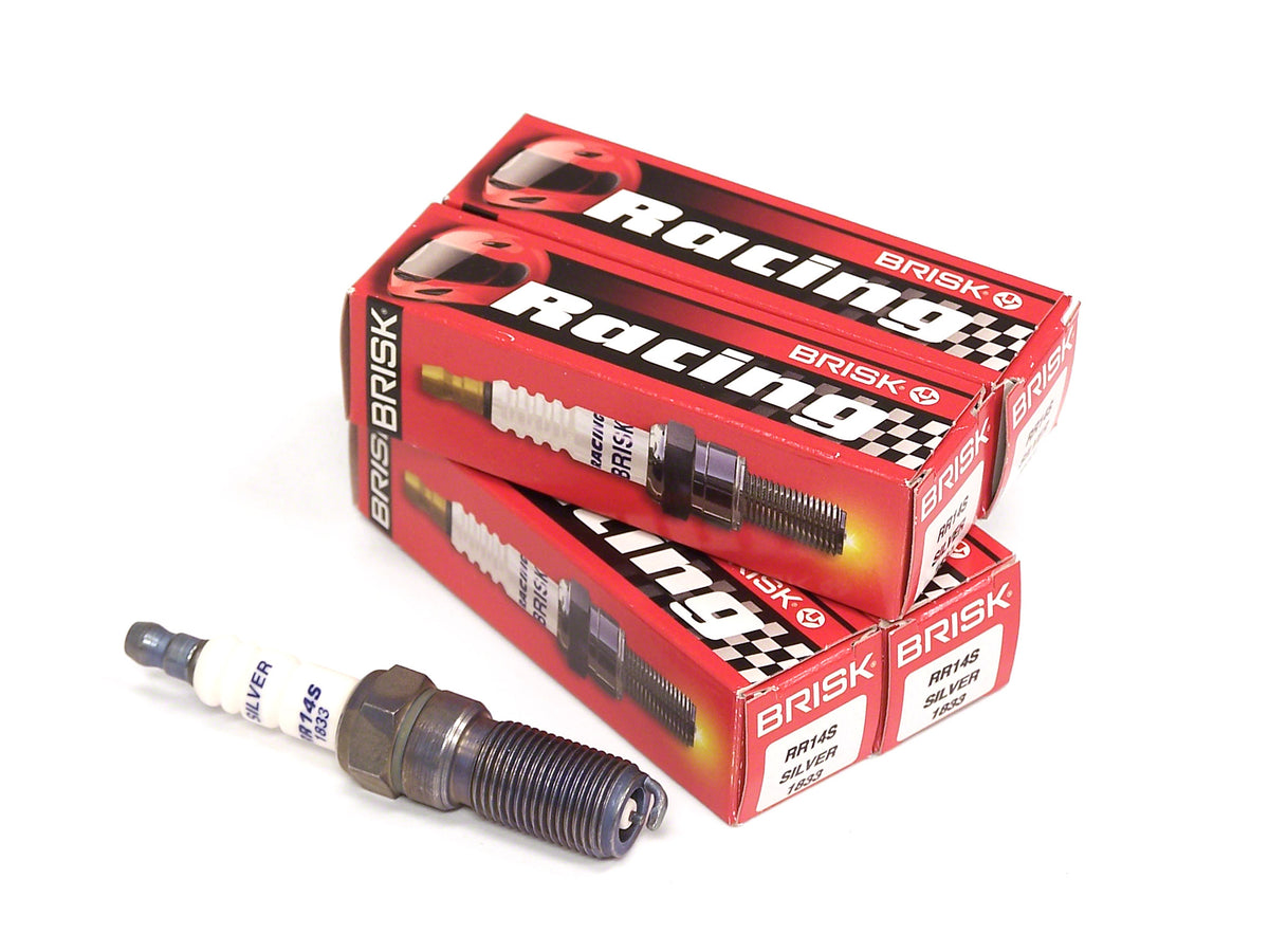 Brisk Silver Racing RR14S Spark Plugs 4 Pack - Ford Focus ST 2013-2018 ...