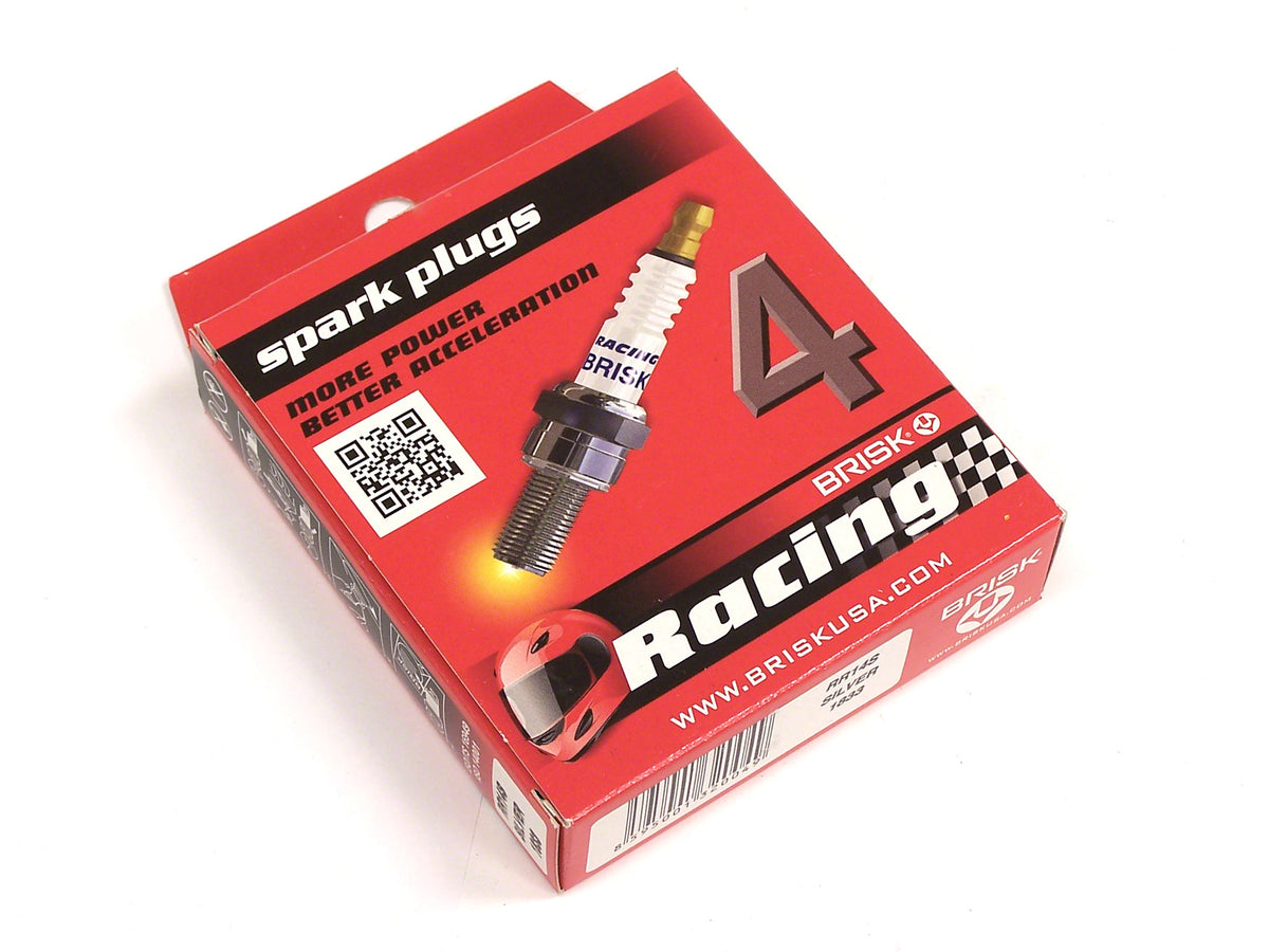 Brisk Silver Racing RR14S Spark Plugs 4 Pack - Ford Focus ST 2013-2018 ...